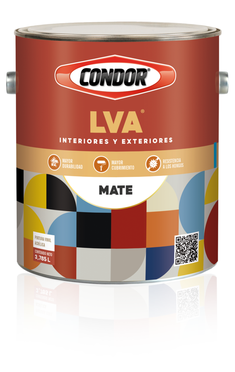 LVA Latex Vinil Acrílico: Producto para interiores | Pinturas Condor